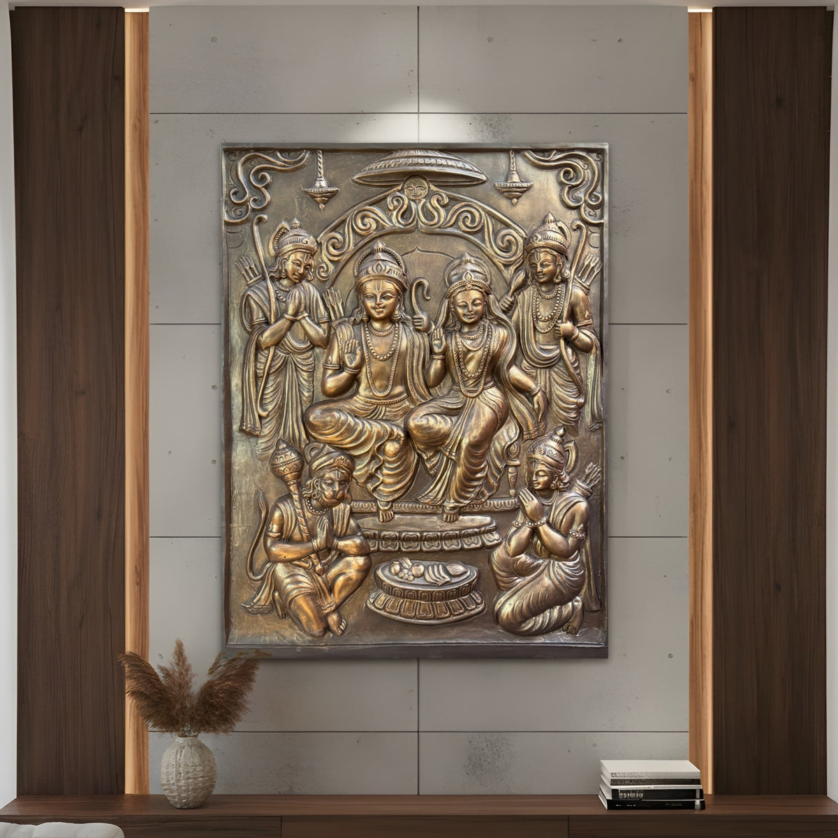 Shri Ram Mural Art by Artgatha | Handcrafted Spiritual Wall Murals